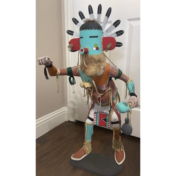 Accents | Native Hopi Kachina Doll Morning Sing Dancer Kachina By ...